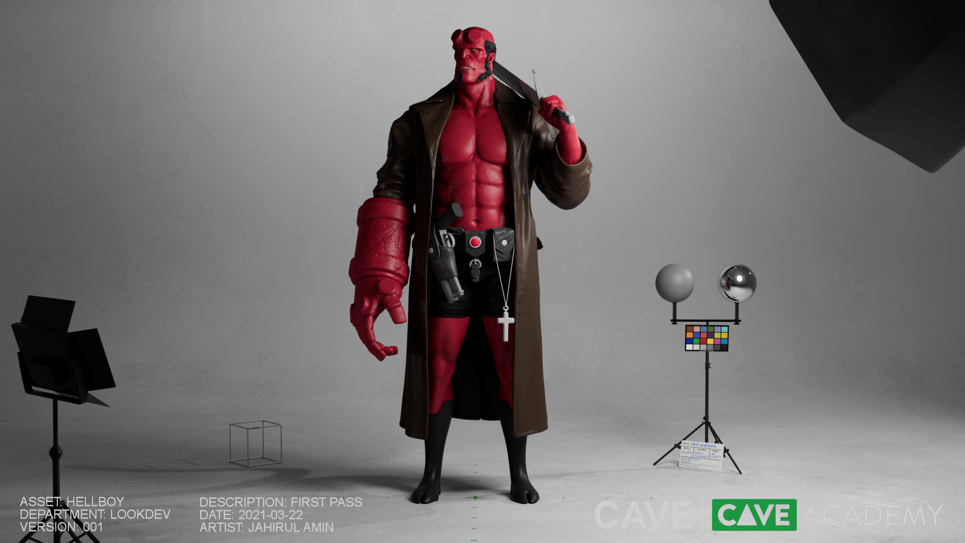 New Look Dev and Lighting Rig Now Available – CAVE Academy